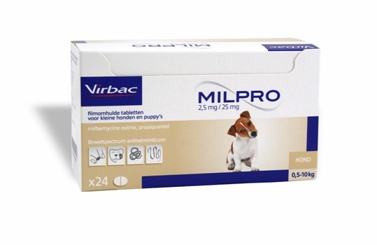 Virbac Milpro vermifuge pour petit chien et chiot | Petit prix