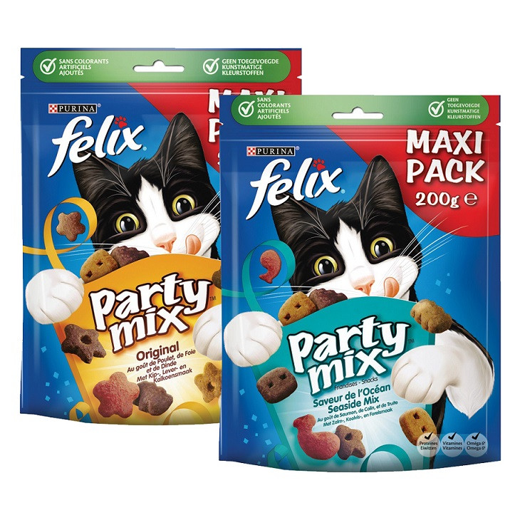 Felix Party Mix Original + Saveurs de l'Océan (2x200g) | Large gamme