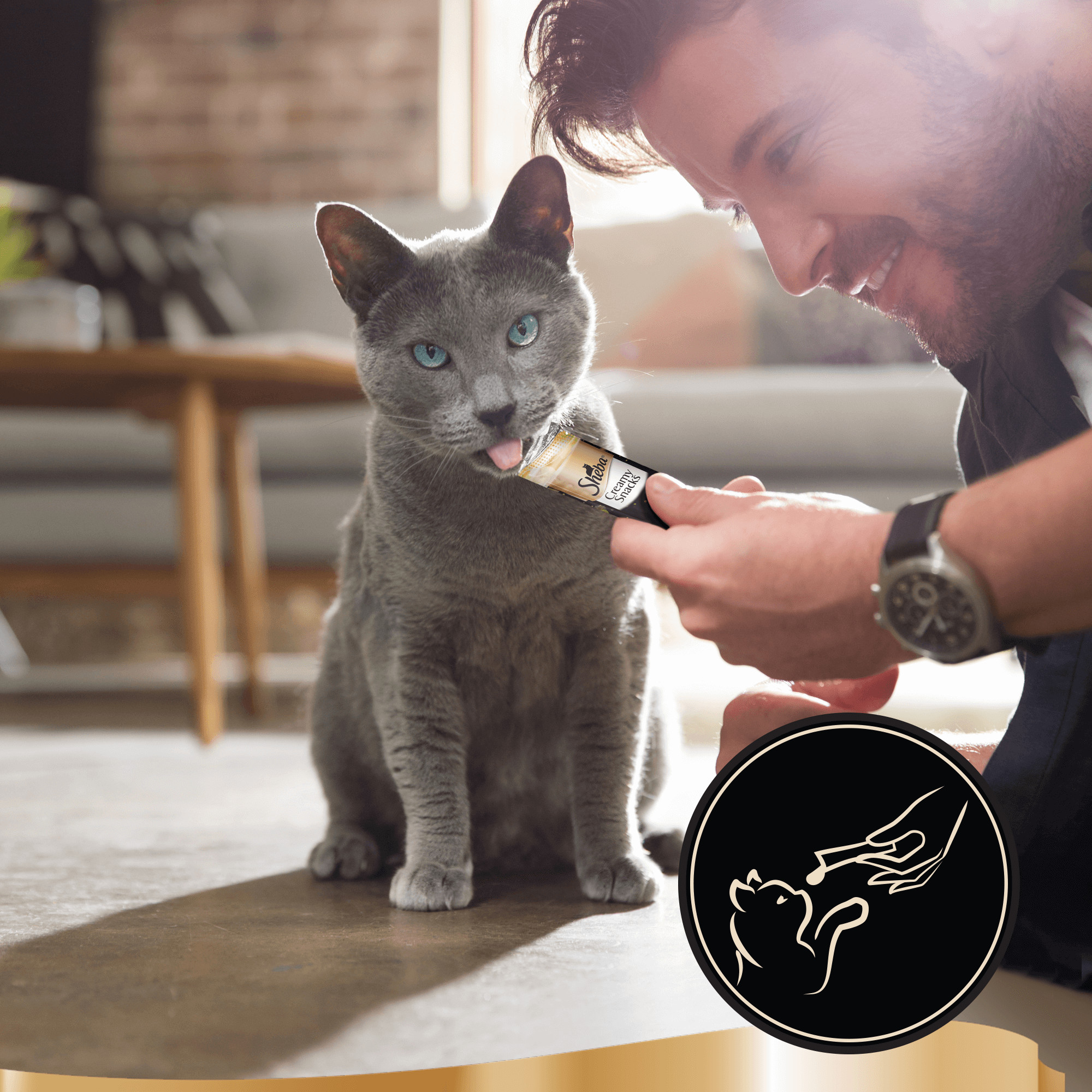 Sheba Creamy Snacks au poulet pour chats | Envoi rapide