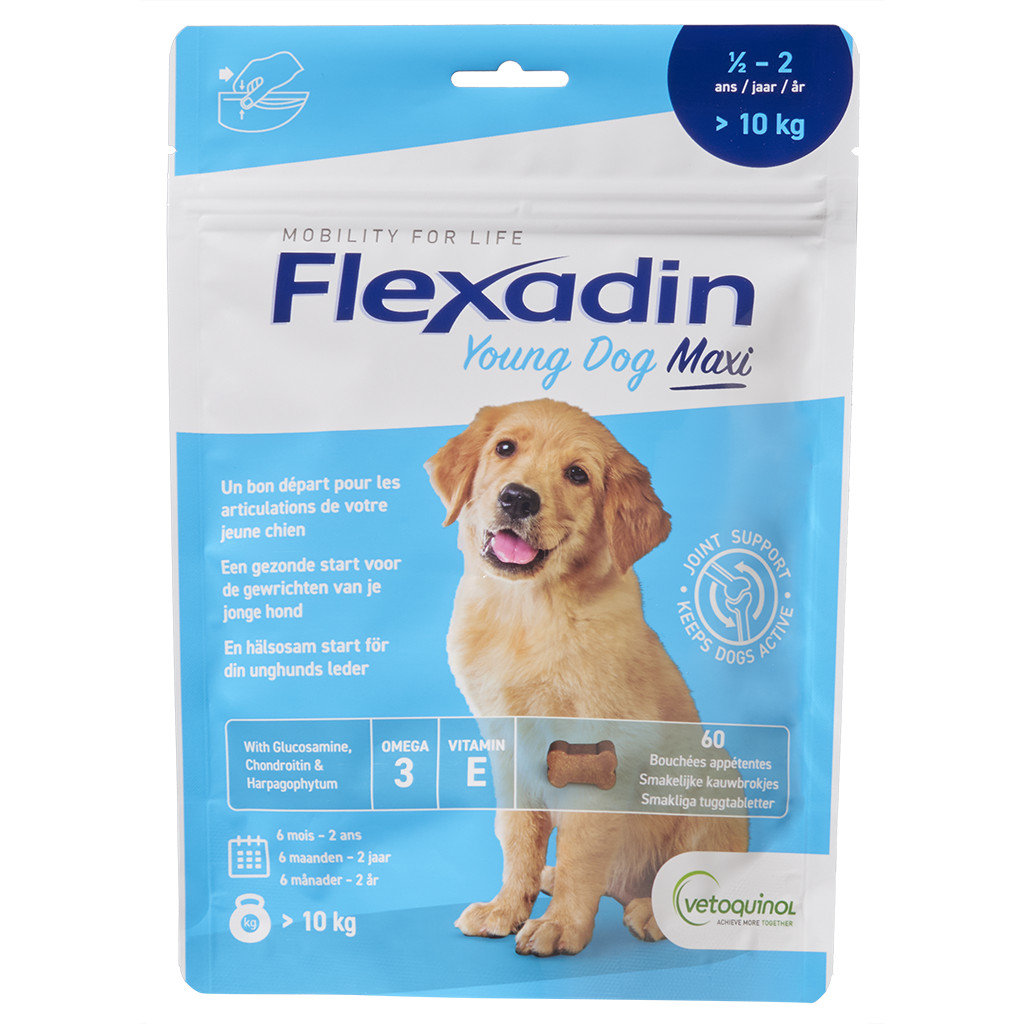 Flexadin Young Dog Maxi Joint Support pour chien|Envoi rapide