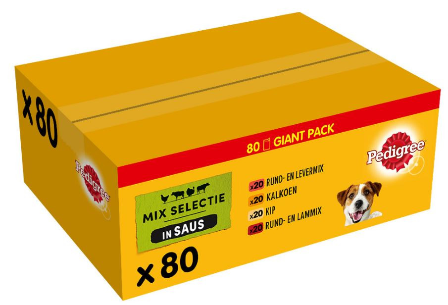 Pedigree Adult pâtée en sauce multipack sachets pour chien